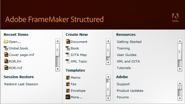 Prepare Files For Structured Framemaker Localization
