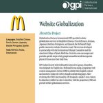 Website Globalization Case Study | McDonald's Website