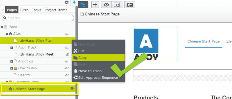 How to Copy Content in Episerver (Optimizely) | GPI Translation Blog