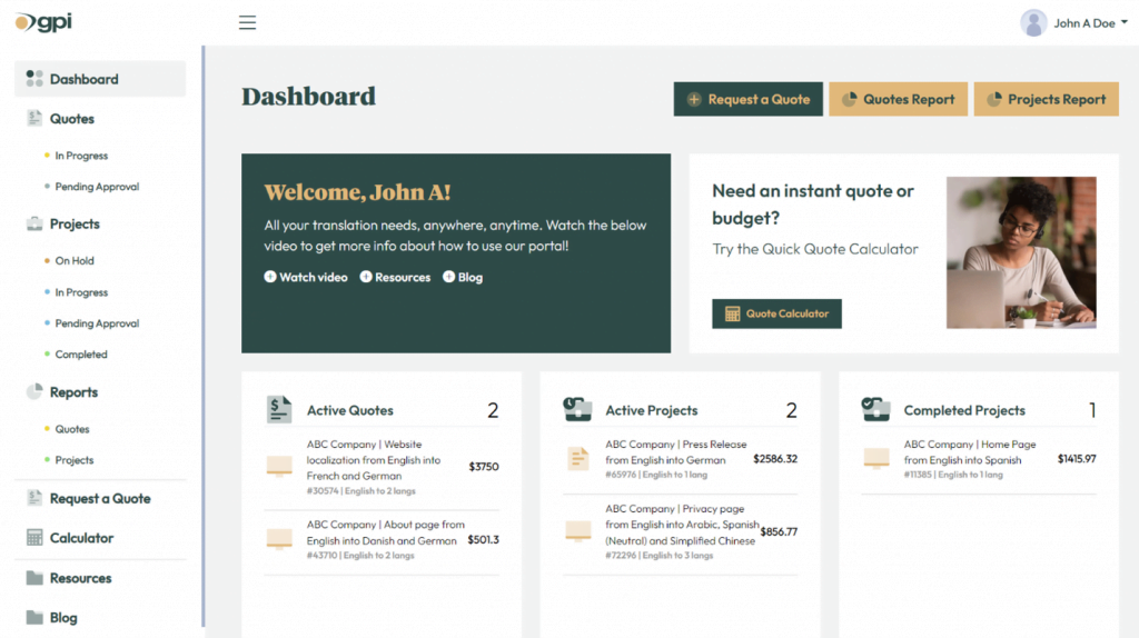 Introducing GPI’s New Translation Services Portal! | GPI Translation Blog